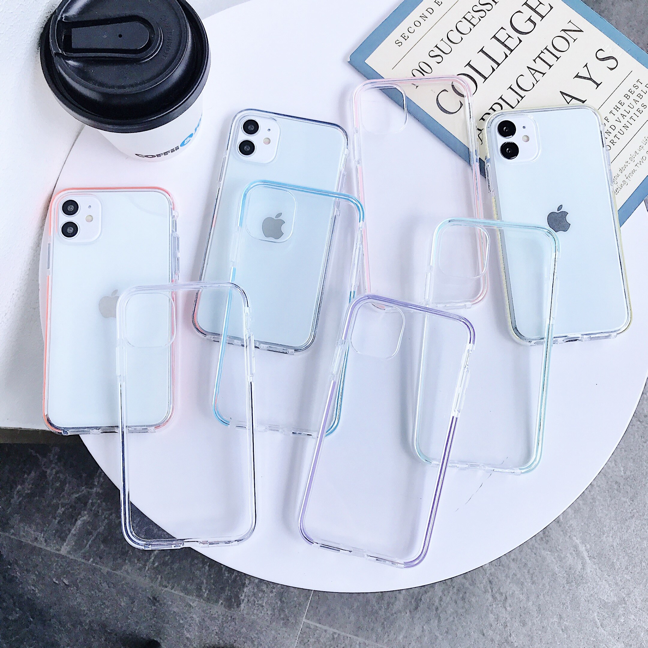 Premium Bumper Transparent Case For iPhone Series - MiniBay